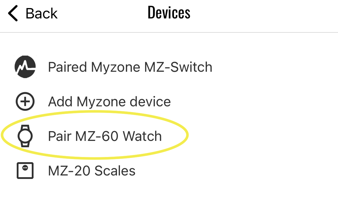 How do I pair my MZ-60 Watch with my Myzone Belt?
